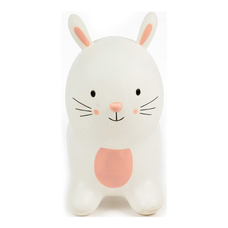 Tryco Fluffy het konijn (wit/rose) - Happyland