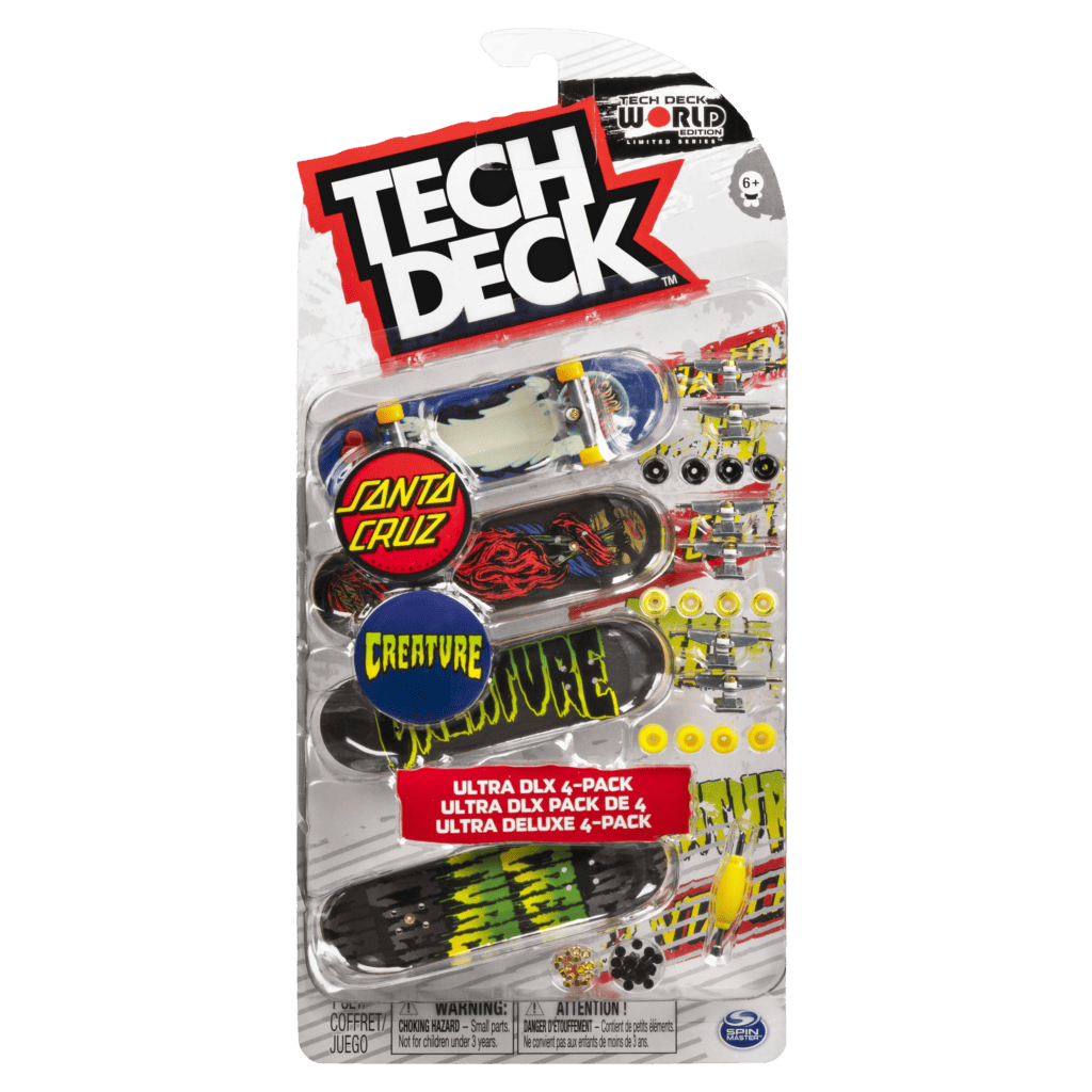 Assortiment Tech Deck Ultra DLX 4- pack - Happyland