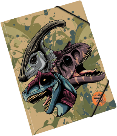 T-REX adventures elastomap A4 - Happyland